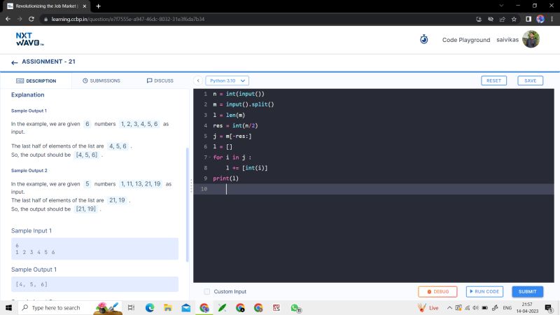 Sai Vikas M on LinkedIn: #python #lists #datastructures #programming # ... Sai Vikas M on LinkedIn: #python #lists #datastructures #programming # ...