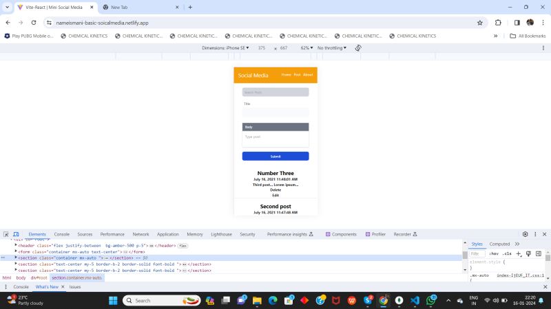 Manikandan B on LinkedIn: #reactjs #socialmediaapp #webdevelopment # ... Manikandan B on LinkedIn: #reactjs #socialmediaapp #webdevelopment # ...