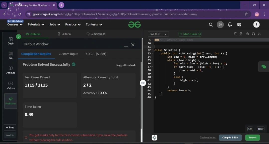Sharlyn Bernice S on LinkedIn: #dsachallenge #codingjourney # ... Sharlyn Bernice S on LinkedIn: #dsachallenge #codingjourney # ...