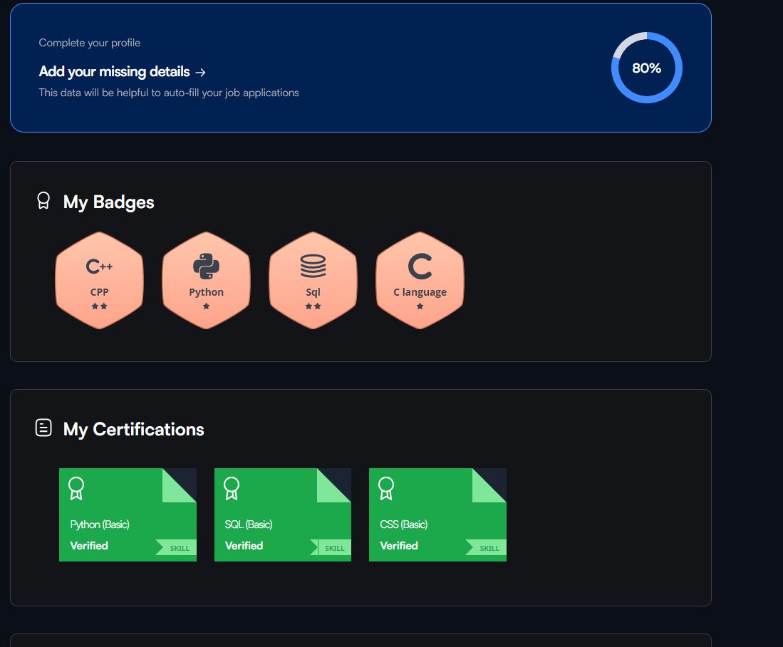 Suraj Prakash on LinkedIn: #hackerrank #coding #achievement Suraj Prakash on LinkedIn: #hackerrank #coding #achievement
