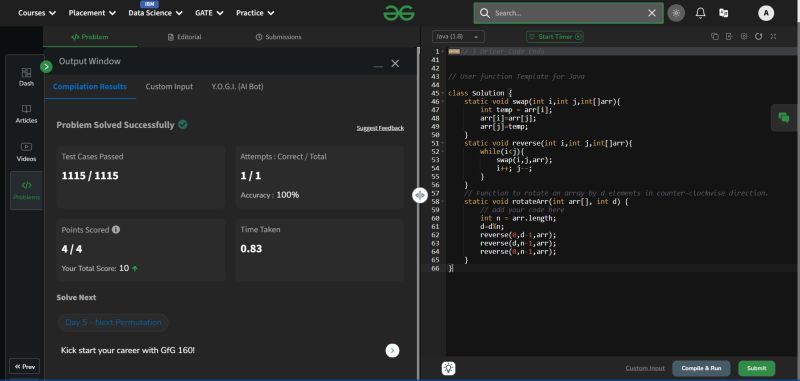 #160dayseries #dsa #codingchallenge #java #gfg160 #geekstreak2025 ... #160dayseries #dsa #codingchallenge #java #gfg160 #geekstreak2025 ...