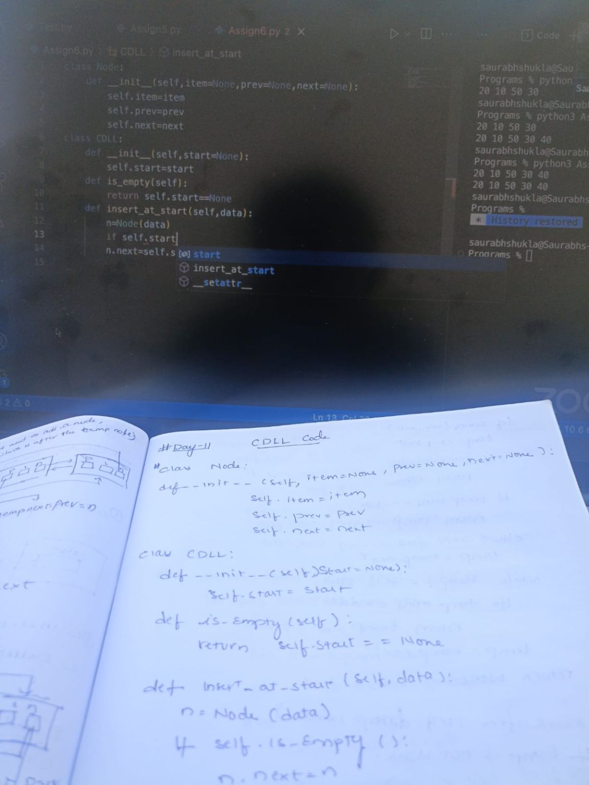 Aarif Khan Mohammad on LinkedIn: #dsa #python #circulardoublylinkedlist ... Aarif Khan Mohammad on LinkedIn: #dsa #python #circulardoublylinkedlist ...