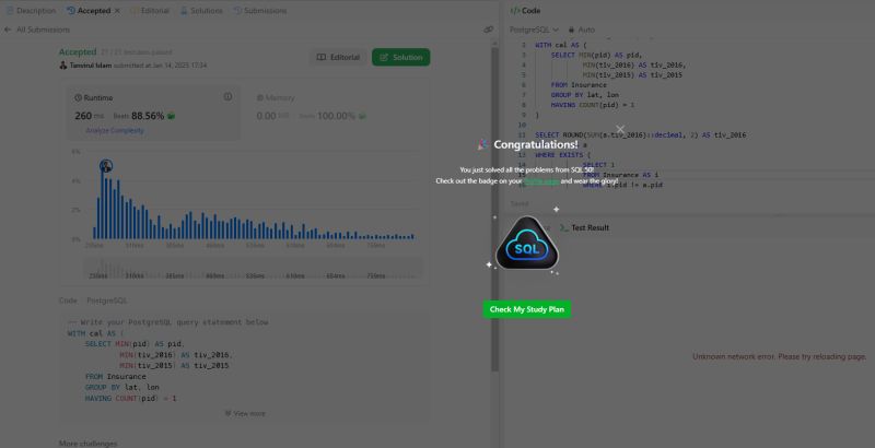 Tanvirul Islam on LinkedIn: #sql #leetcode #learningjourney #database # ... Tanvirul Islam on LinkedIn: #sql #leetcode #learningjourney #database # ...