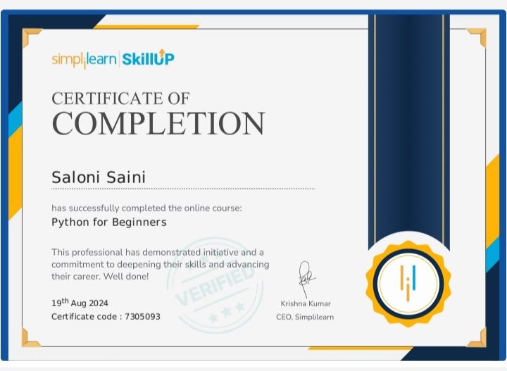 Saloni Saini on LinkedIn: #python #coding #learning #skilldevelopment # ... Saloni Saini on LinkedIn: #python #coding #learning #skilldevelopment # ...