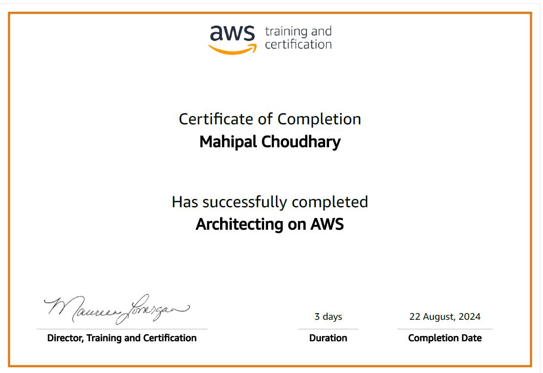 Mahipal Choudhary on LinkedIn: 🚀 Excited to share that I have ... Mahipal Choudhary on LinkedIn: 🚀 Excited to share that I have ...