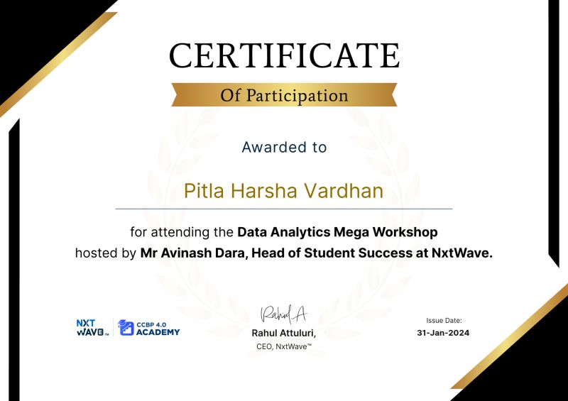 Harsha Vardhan pitla on LinkedIn: Hello coders excited to share that I ... Harsha Vardhan pitla on LinkedIn: Hello coders excited to share that I ...