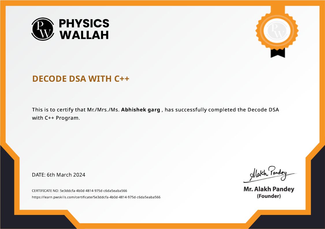 #datastructures #algorithms #cplusplus #pwskills #codingjourney ... #datastructures #algorithms #cplusplus #pwskills #codingjourney ...