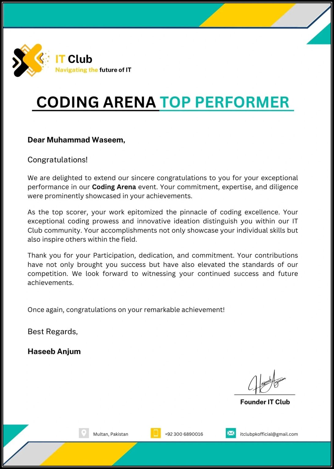 Muhammad Waseem on LinkedIn: #achievement #cplusplus #python # ... Muhammad Waseem on LinkedIn: #achievement #cplusplus #python # ...