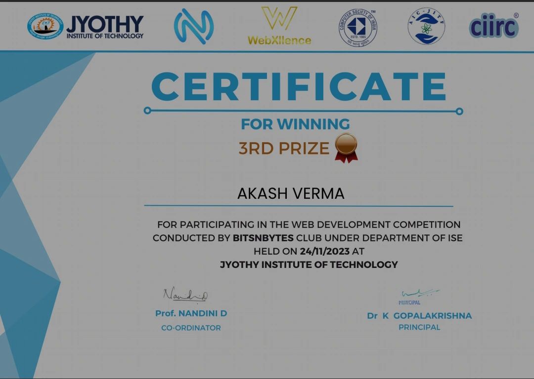 AKASH VERMA on LinkedIn: Hello all, I am thrilled to announce that I ... AKASH VERMA on LinkedIn: Hello all, I am thrilled to announce that I ...