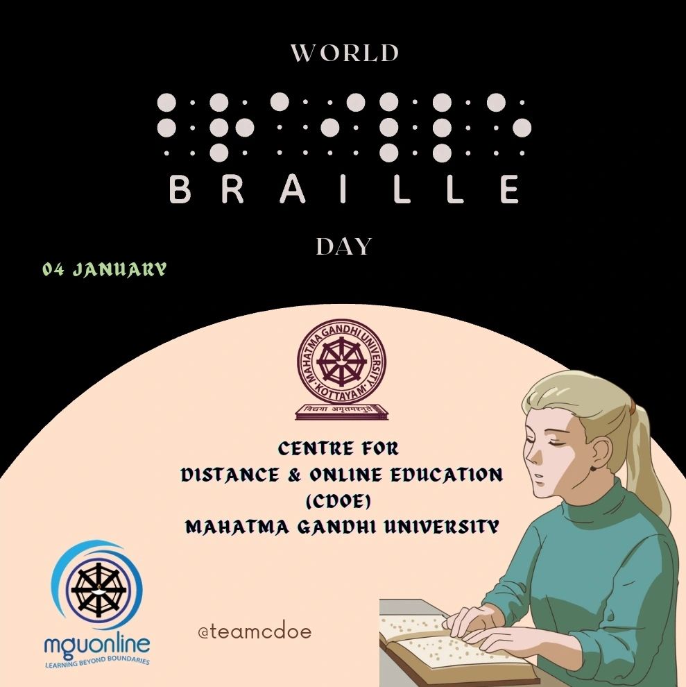 Dr.Sibu C Chithran on LinkedIn: World Braille Day is an international ... Dr.Sibu C Chithran on LinkedIn: World Braille Day is an international ...