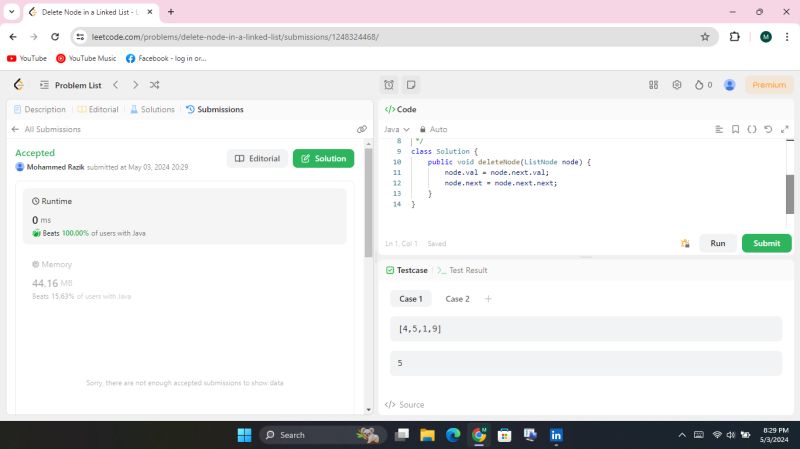 Mohammed Razik M on LinkedIn: LeetCode 50 Days Challenge Day11 Problem ... Mohammed Razik M on LinkedIn: LeetCode 50 Days Challenge Day11 Problem ...