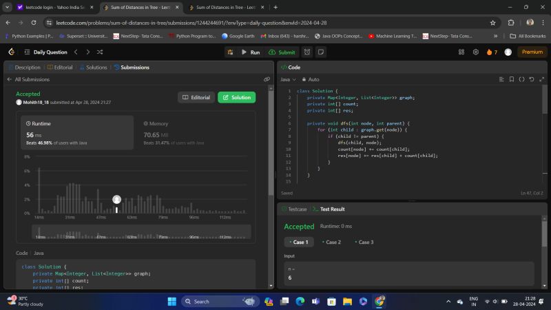 Mohith Raaj.A on LinkedIn: Day 7 of my #LeetCode #DailyCodingChallenge ... Mohith Raaj.A on LinkedIn: Day 7 of my #LeetCode #DailyCodingChallenge ...