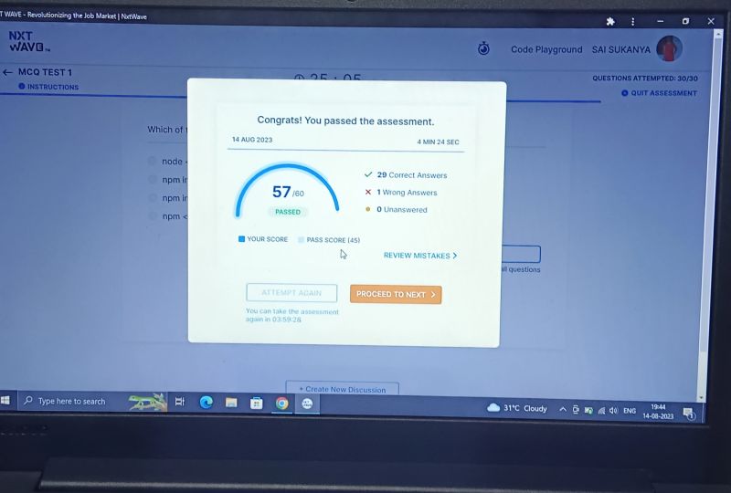 Sukanya Bhupathiraju on LinkedIn: #day #ccbp #nodejs #codingchallenge Sukanya Bhupathiraju on LinkedIn: #day #ccbp #nodejs #codingchallenge