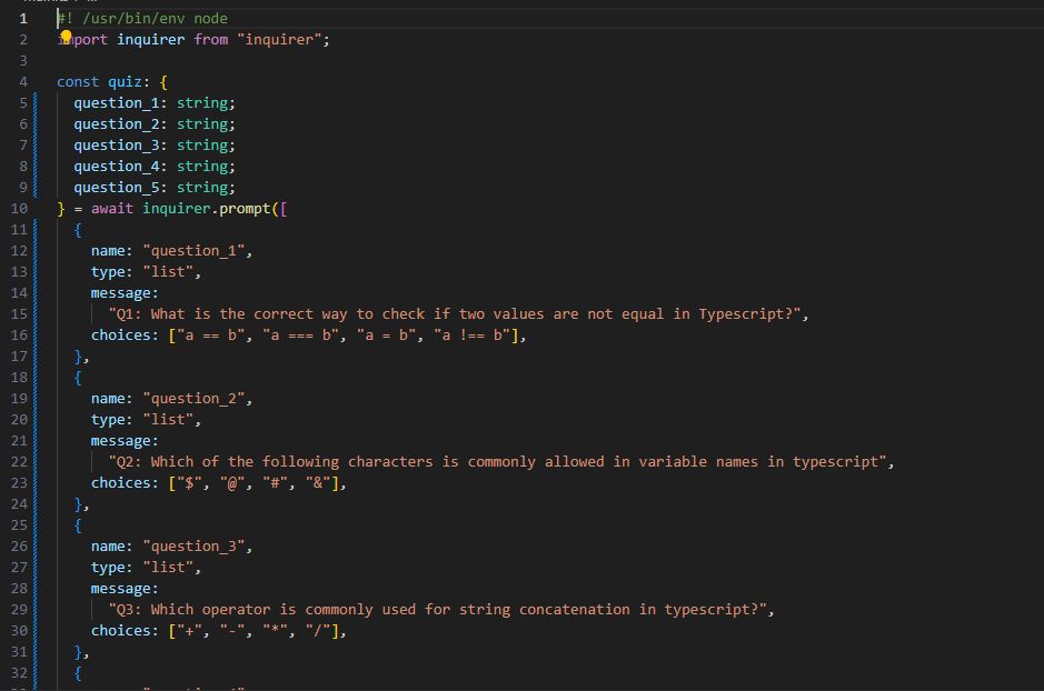 Aqsa Iqbal on LinkedIn: #typescript #giaic #quizsystem #webdevelopment ... Aqsa Iqbal on LinkedIn: #typescript #giaic #quizsystem #webdevelopment ...