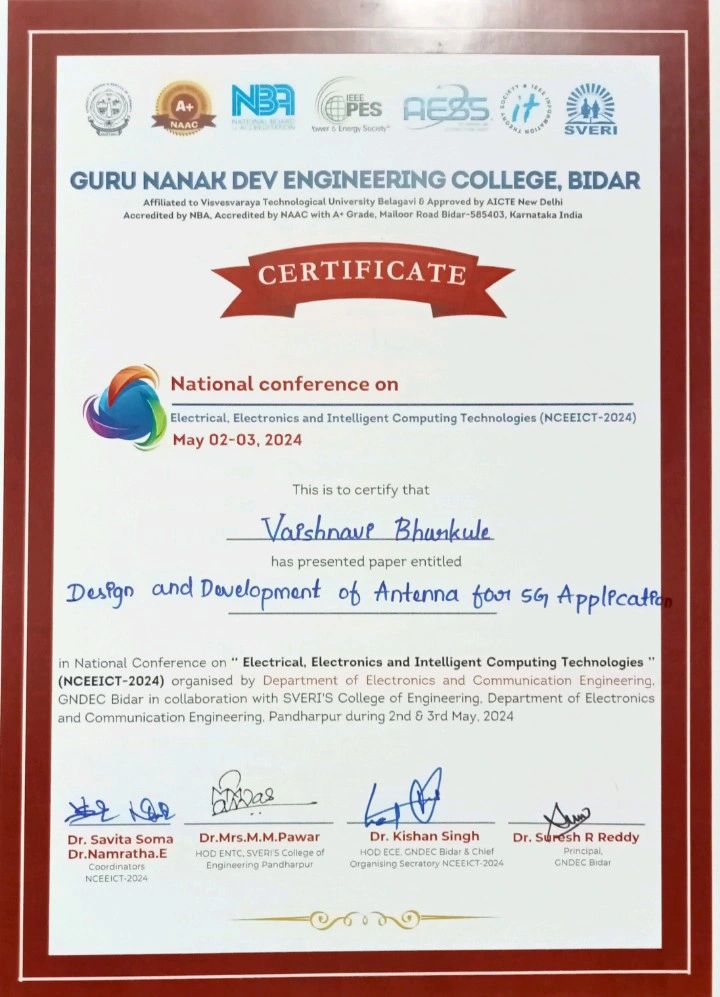 Vaishnavi Bhurkule on LinkedIn: #conference Vaishnavi Bhurkule on LinkedIn: #conference