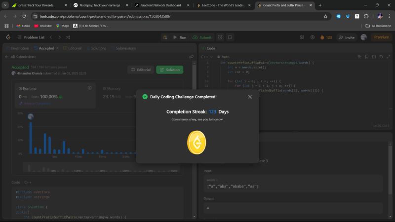 HIMANSHU KHAROLA on LinkedIn: #leetcode #prefixsum #arrays #dsa HIMANSHU KHAROLA on LinkedIn: #leetcode #prefixsum #arrays #dsa