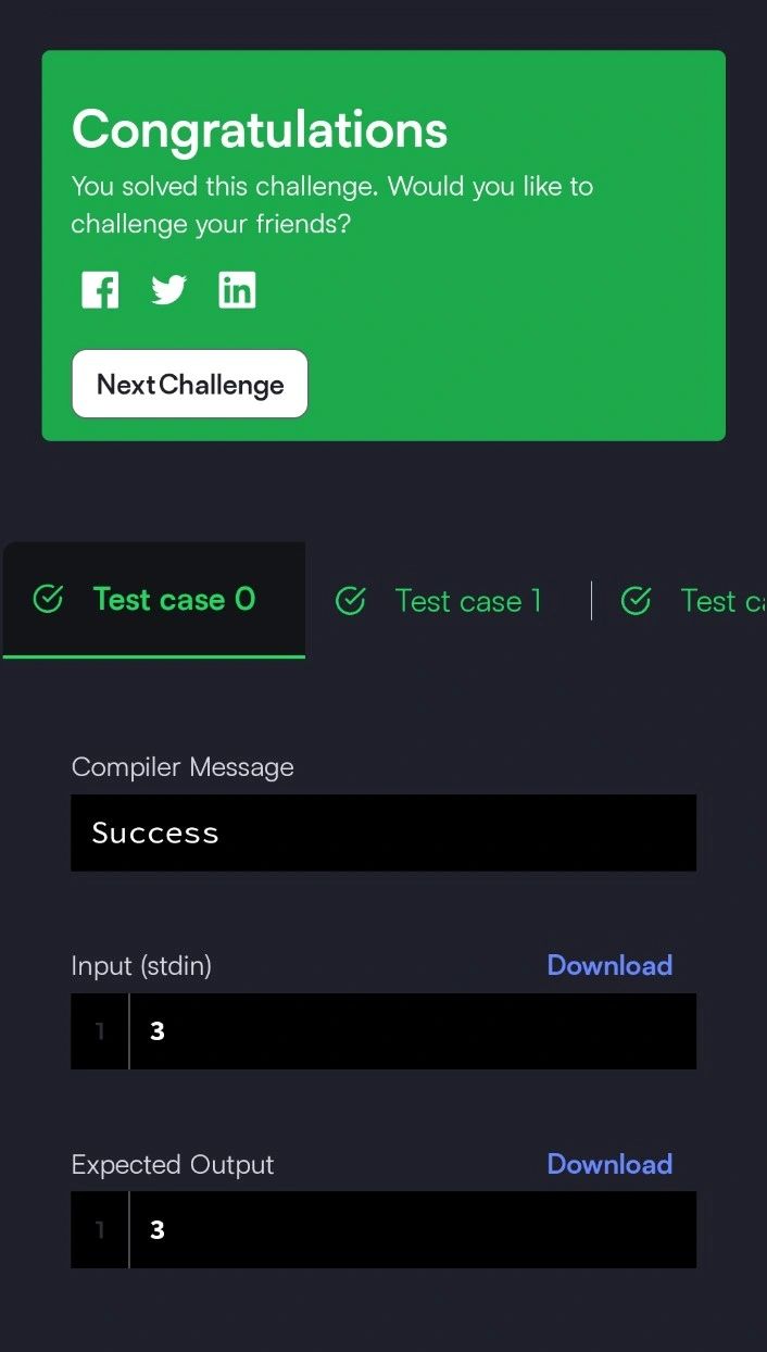 Subash E on LinkedIn: #30daysofcoding #hackerrank #java #codingtips # ... Subash E on LinkedIn: #30daysofcoding #hackerrank #java #codingtips # ...