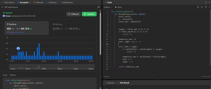 DINESH .R on LinkedIn: #100Days of Code #32th Day Problem:Divide ... DINESH .R on LinkedIn: #100Days of Code #32th Day Problem:Divide ...