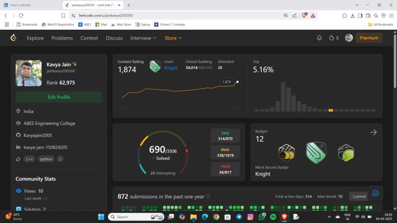 #leetcode #knightbadge #codingjourney #competitiveprogramming # ... #leetcode #knightbadge #codingjourney #competitiveprogramming # ...