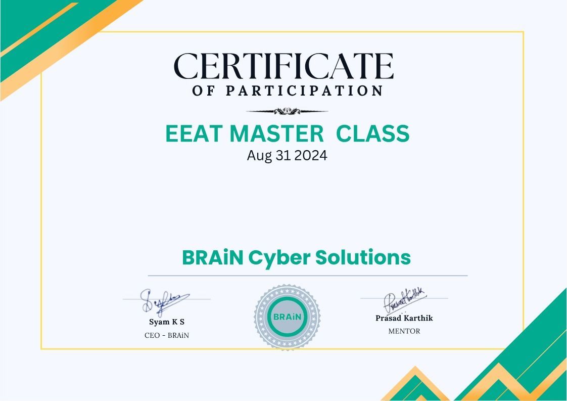 Amal Kumar PS on LinkedIn: #eeatmasterclass #cybersecurity # ... Amal Kumar PS on LinkedIn: #eeatmasterclass #cybersecurity # ...