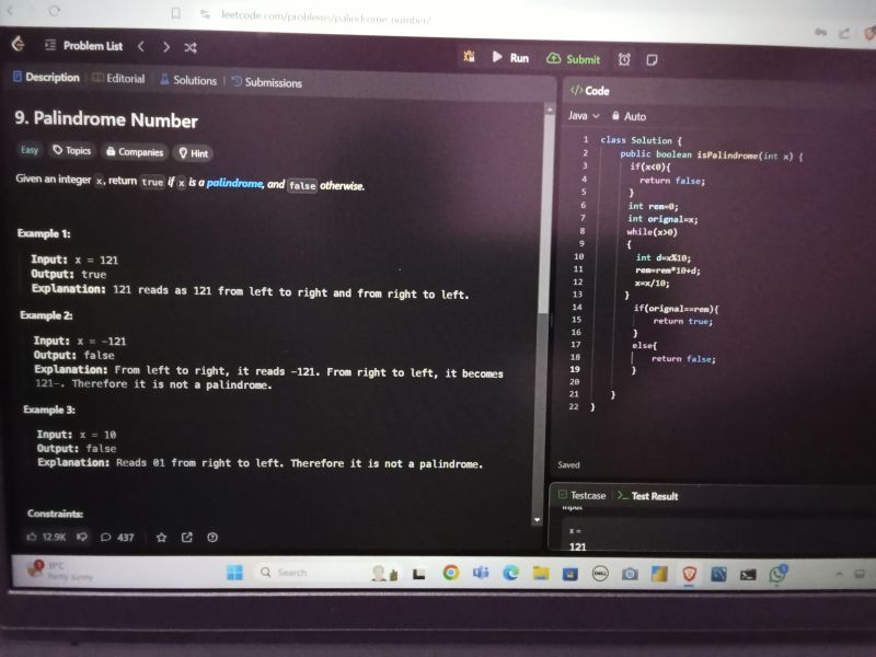 Nida Siddiqui on LinkedIn: #codingchallenge #palindrome #algorithm # ... Nida Siddiqui on LinkedIn: #codingchallenge #palindrome #algorithm # ...