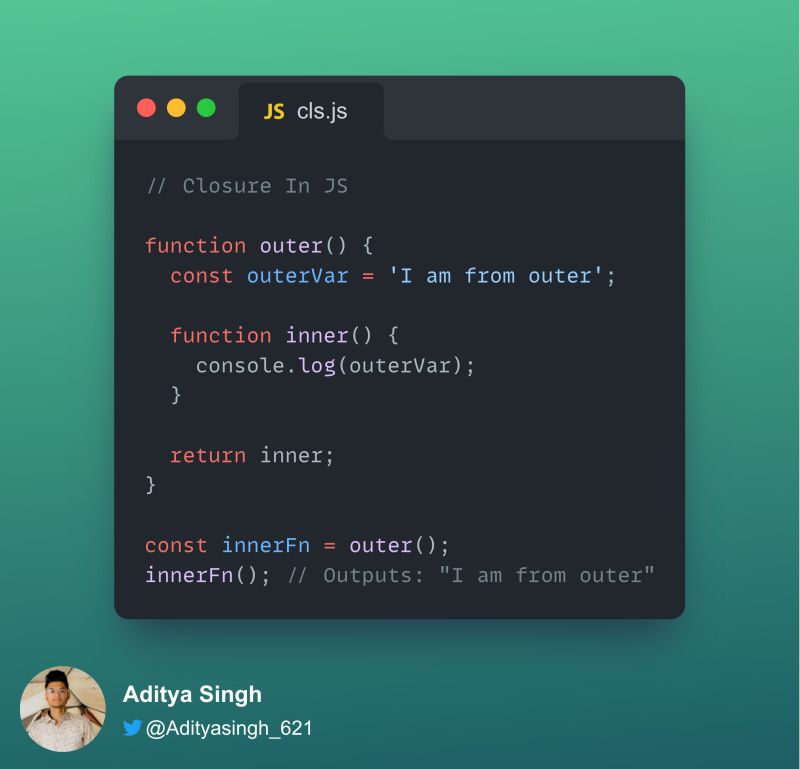 Aditya Singh 📈 on LinkedIn: #javascript #jsdeveloper #array # ... Aditya Singh 📈 on LinkedIn: #javascript #jsdeveloper #array # ...