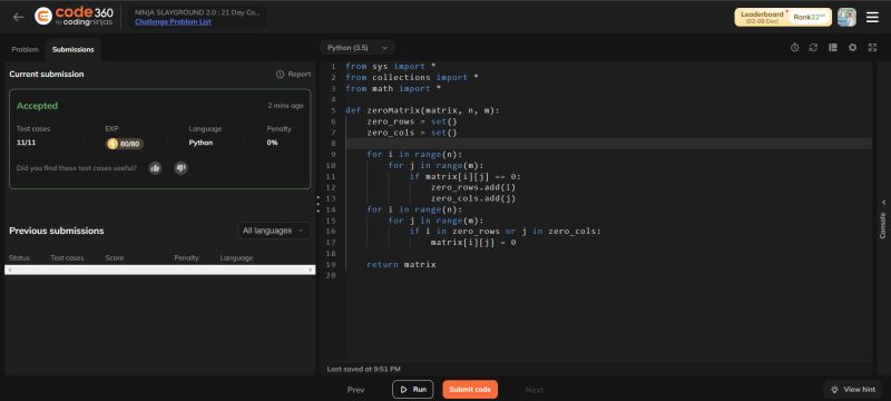 Yash V on LinkedIn: #ninjaslayground #codingninjas #pythonprogramming # ... Yash V on LinkedIn: #ninjaslayground #codingninjas #pythonprogramming # ...