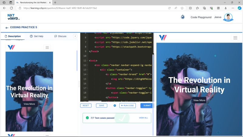 Jeeva Nandam on LinkedIn: #ccbpacademy #responsivewebdesign #coding # ... Jeeva Nandam on LinkedIn: #ccbpacademy #responsivewebdesign #coding # ...