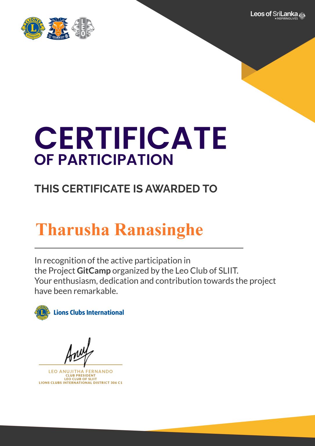 Tharusha Ranasinghe on LinkedIn: #github #gitcamp Tharusha Ranasinghe on LinkedIn: #github #gitcamp