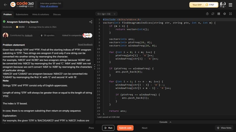 Rohit Chauhan on LinkedIn: #dsa #anagrams #programming #codingchallenge ... Rohit Chauhan on LinkedIn: #dsa #anagrams #programming #codingchallenge ...