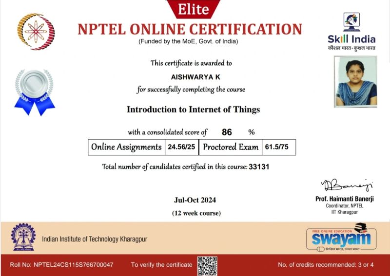Aishwarya K on LinkedIn: Excited to share that I scored 86% in the ... Aishwarya K on LinkedIn: Excited to share that I scored 86% in the ...
