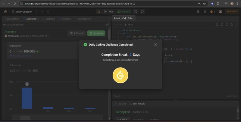 Komal Joshi on LinkedIn: #leetcodestreakchallenge #codingchallenge # ... Komal Joshi on LinkedIn: #leetcodestreakchallenge #codingchallenge # ...