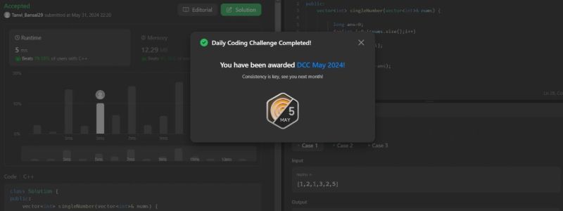 Tanvi Bansal on LinkedIn: #leetcode #dailycodingchallenge Tanvi Bansal on LinkedIn: #leetcode #dailycodingchallenge