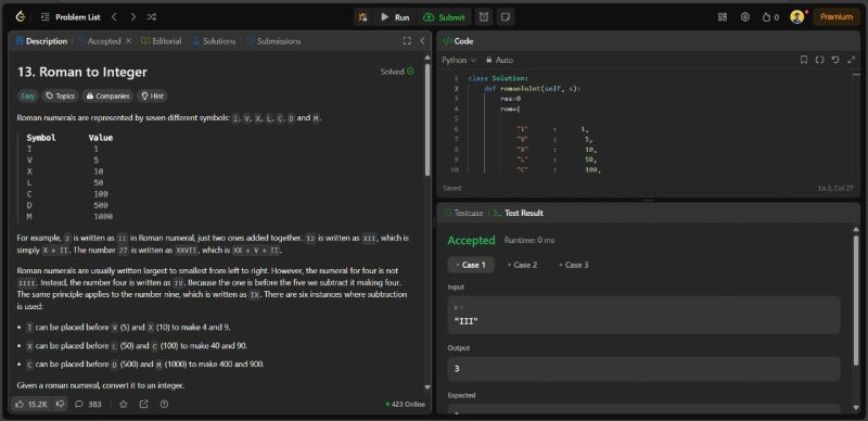 Elanchezhiyan Arjunan on LinkedIn: #day8 #leetcode #romantointeger # ... Elanchezhiyan Arjunan on LinkedIn: #day8 #leetcode #romantointeger # ...