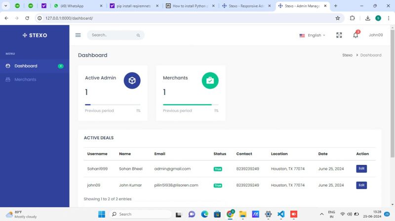 SOHAN .. on LinkedIn: PYTHON DJANGO ADMIN PANEL SOHAN .. on LinkedIn: PYTHON DJANGO ADMIN PANEL