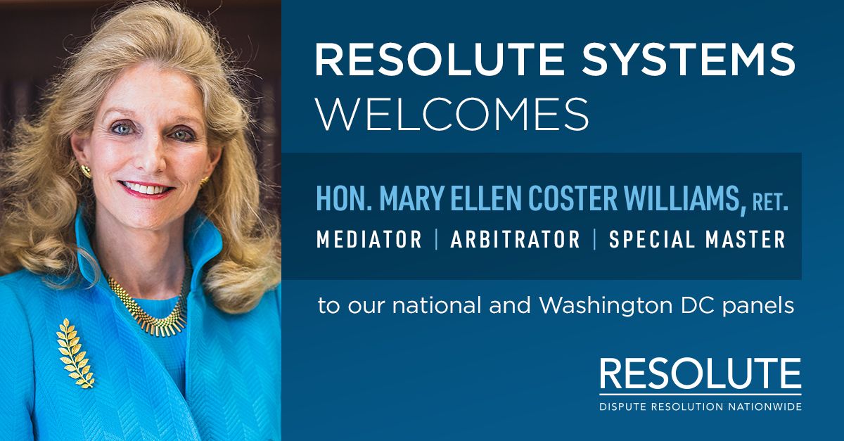 Resolute Systems, LLC on LinkedIn: Resolute is pleased to welcome Judge ... Resolute Systems, LLC on LinkedIn: Resolute is pleased to welcome Judge ...