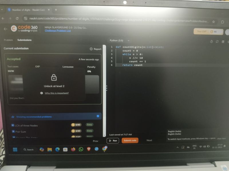 Lehashree Srinivasan on LinkedIn: Day 1 of the 21-Day Code Ninjas ... Lehashree Srinivasan on LinkedIn: Day 1 of the 21-Day Code Ninjas ...