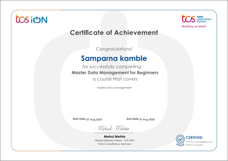 Samparna K. on LinkedIn: #tcsion #skilldevelopment #presentationskills ... Samparna K. on LinkedIn: #tcsion #skilldevelopment #presentationskills ...