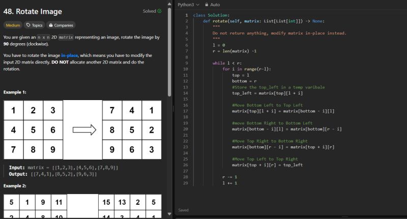 Day 12 of DSA Challenge: Rotate Image | Aman Badola posted on the topic ... Day 12 of DSA Challenge: Rotate Image | Aman Badola posted on the topic ...