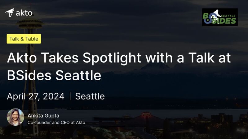 Some news, Akto is participating in 3 conferences next month, come join ... Some news, Akto is participating in 3 conferences next month, come join ...