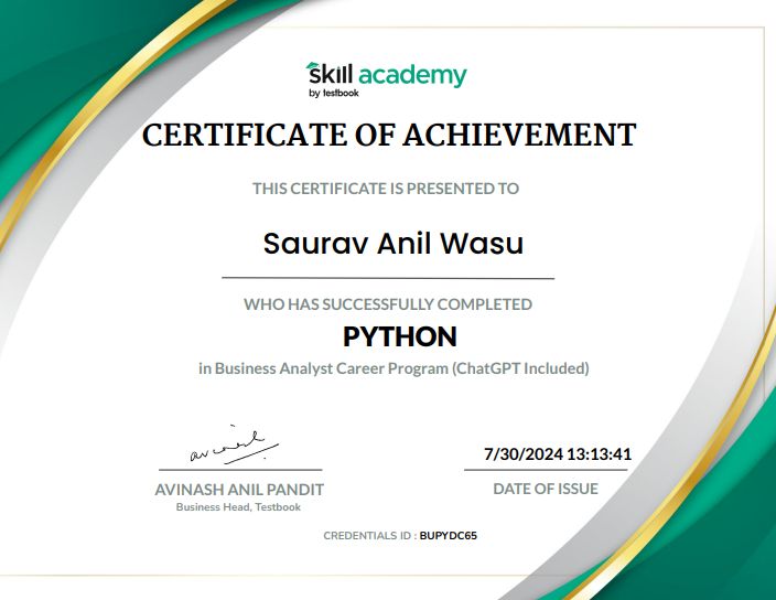 Saurav Wasu on LinkedIn: #businessanalysis #python #dataanalysis # ... Saurav Wasu on LinkedIn: #businessanalysis #python #dataanalysis # ...
