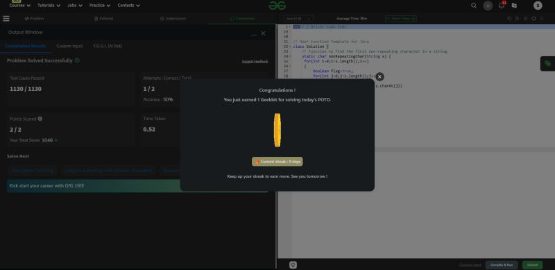 Sonu Kumar on LinkedIn: #gfg160 #geekstreak2024challenge #coding # ... Sonu Kumar on LinkedIn: #gfg160 #geekstreak2024challenge #coding # ...