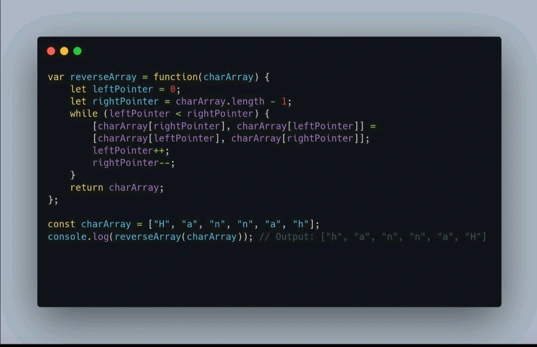 Gaurav Chavan on LinkedIn: Reversing an array can be done efficiently ... Gaurav Chavan on LinkedIn: Reversing an array can be done efficiently ...