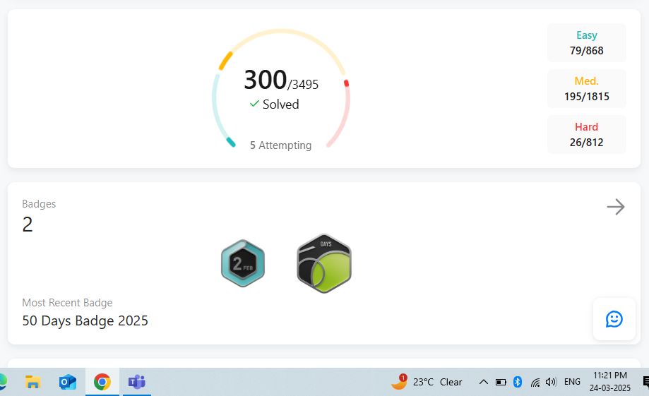 #leetcode #coding #problemsolving #consistency #keepgrinding | Mahesh G ... #leetcode #coding #problemsolving #consistency #keepgrinding | Mahesh G ...
