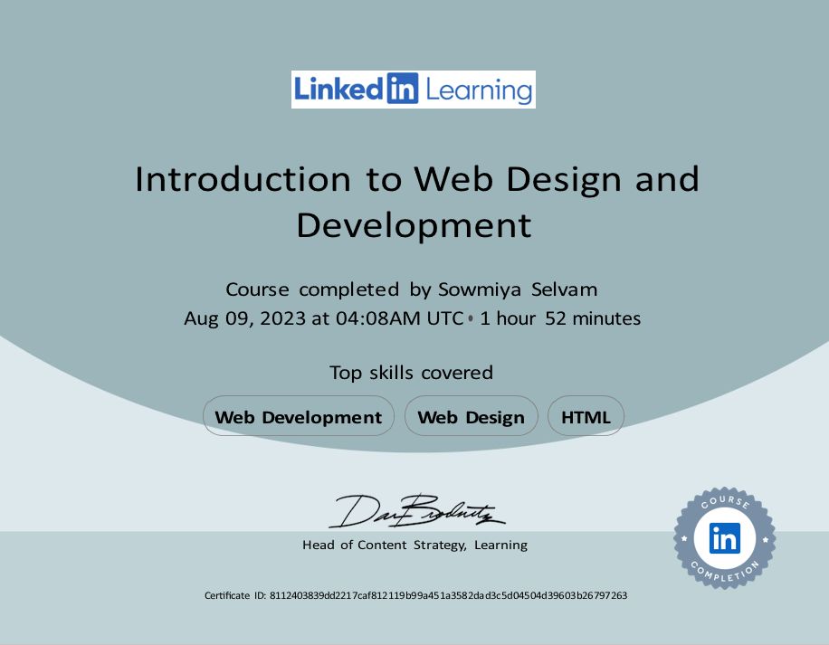 Sowmiya Selvam on LinkedIn: #webdesign #html #css #js #linkedin # ... Sowmiya Selvam on LinkedIn: #webdesign #html #css #js #linkedin # ...