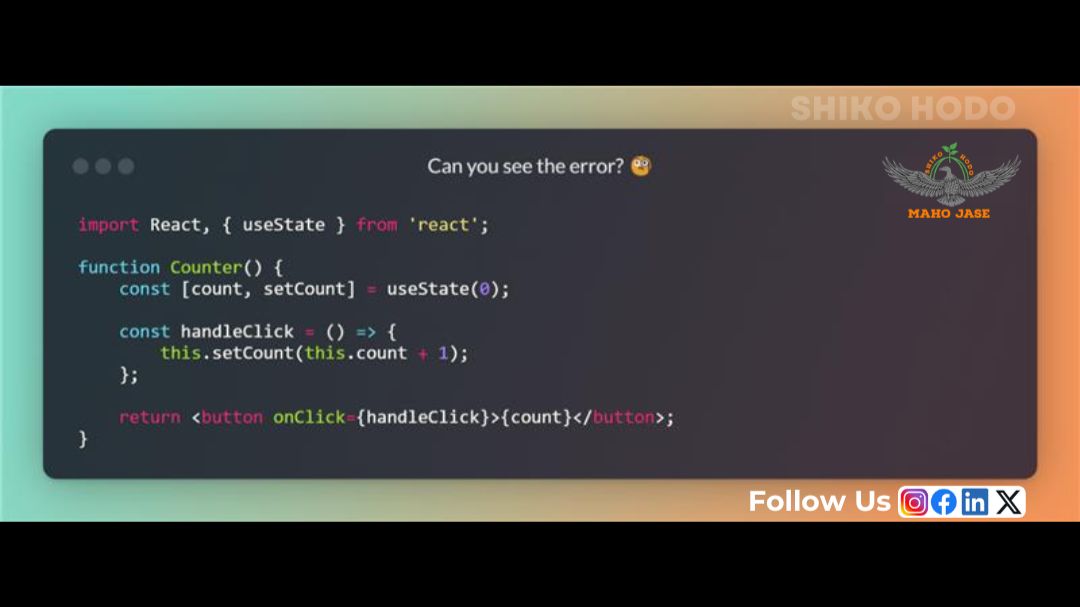 Maho Jase IT on LinkedIn: #reactjs #usestate #reacthooks #javascript # ... Maho Jase IT on LinkedIn: #reactjs #usestate #reacthooks #javascript # ...