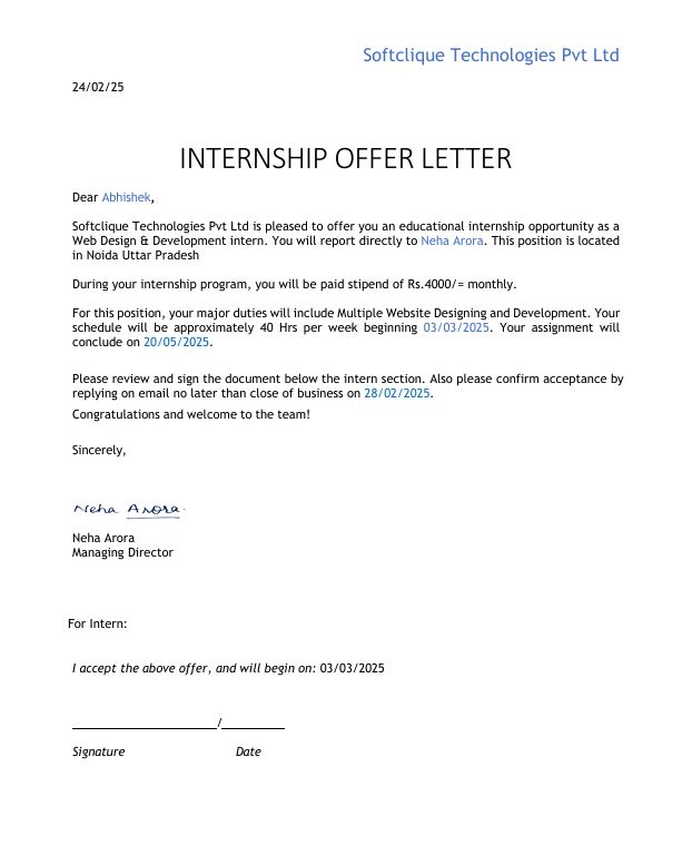 #internship #webdevelopment #webdesign #softcliquetechnologies ... #internship #webdevelopment #webdesign #softcliquetechnologies ...