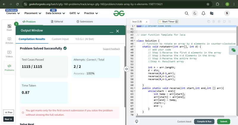 #100daysofcode #geeksforgeeks #dsa #codingchallenge #problemsolving # ... #100daysofcode #geeksforgeeks #dsa #codingchallenge #problemsolving # ...