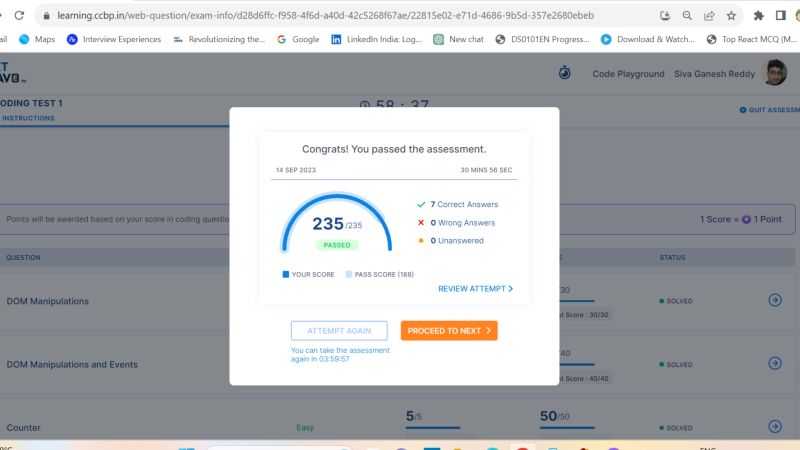 Siva ganesh reddy V. on LinkedIn: #day47 #learningprogress ... Siva ganesh reddy V. on LinkedIn: #day47 #learningprogress ...