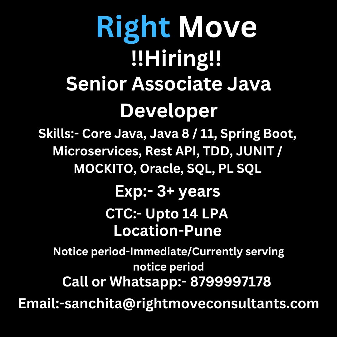 Sanchita S on LinkedIn: #corejava #java8 #java11 #springboot # ... Sanchita S on LinkedIn: #corejava #java8 #java11 #springboot # ...